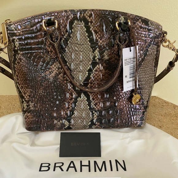Brahmin | Bags | Brahmin Duxbury Satchel New | Poshmark